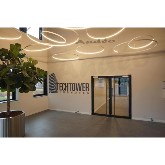 Zava Rings Orizzontale Anneaux Lumineux Led en Suspension